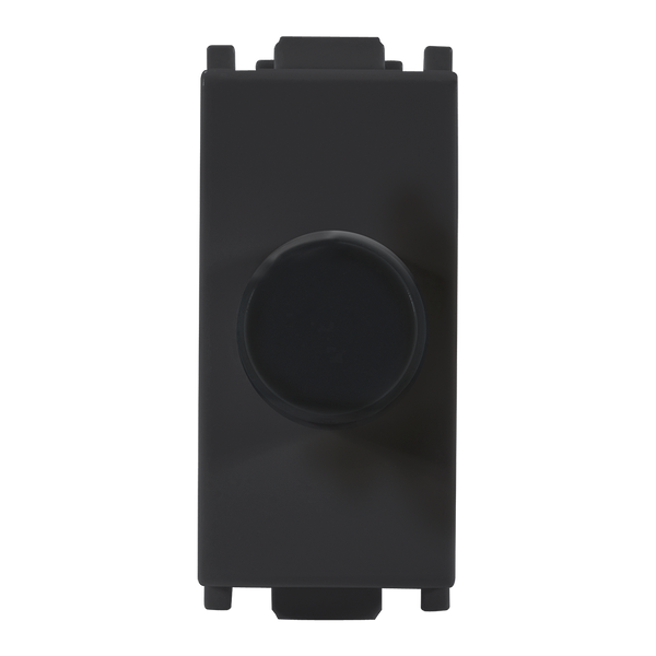 Dimmer Rotativ 300w un modulo Negro – Step Patria